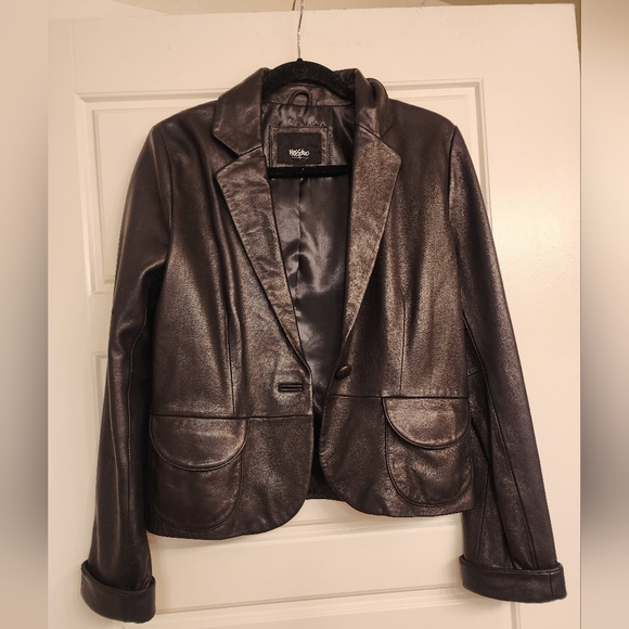 Mossimo Supply Co. | Jackets & Coats | Mossimo Leather Blazer Style ...